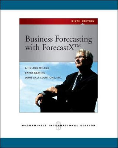 Business Forecasting with Forecastx: J. Holton Wilson: 9780071276092 ...