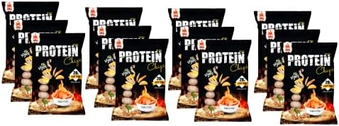 Laperva Protein Chips 55G freshly baked snack with 70% less fat - BBQ ...
