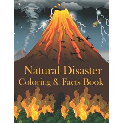 Buy Natural Disasters Coloring & Facts Book: Tsunami, Hurricane ...