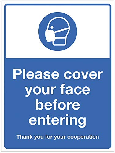 Please cover your face before entering – BigaMart