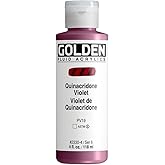 Amazon.com: Fluid Acrylics by GOLDEN, Quinacridone Red, 1 fl. oz ...