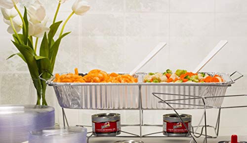 24 Piece Party Serving Kit Includes Chafing Dish Buffet Set and Serving ...