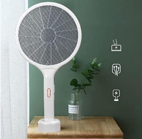 Electric Fly Swatter Racket Mosquito Killer Bat Bug Zapper Pest Fly ...