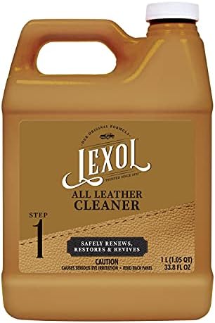 Leather Cleaner by Lexol, Use on Furniture, Car Interiors, Shoes ...