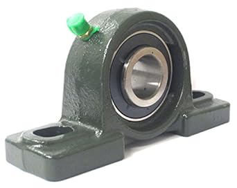 C & U UCP 207 Bearing Unit, Double Sealed, Steel Cage, Set Screws ...