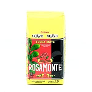 Amazon.com : Yerba Mate Rosamonte Suave - 1 Bags of 2.2 Lbs : Grocery ...