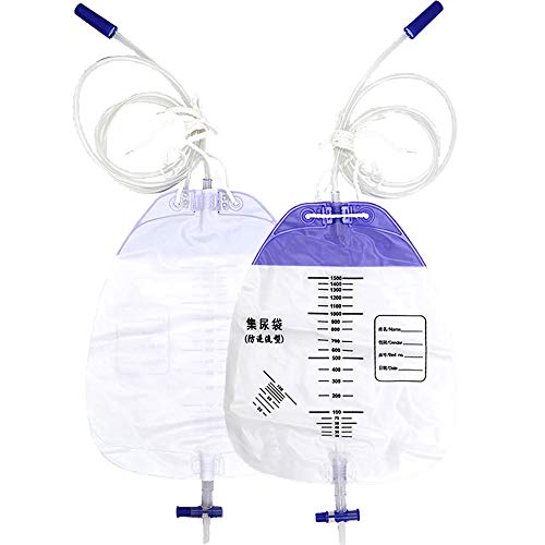 Urinary Drainage Bag, Urine Collection Bag with Anti-Reflux Chamber ...