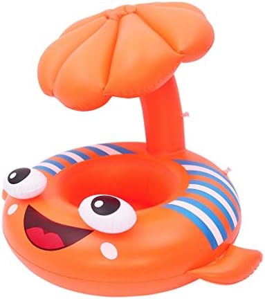 GEMVIE Baby Swim Float Toddler Pool Float Inflatable Flounder Pattern ...