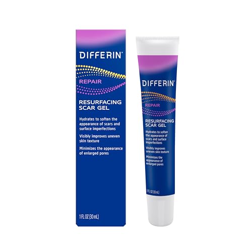Differin Gel Acne Scar Spot Treatment for Face, Resurfacing Scar Gel ...