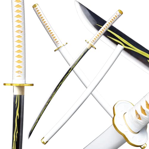 Sharp Anime Katana Demon Slayer Sword Real Metal- High Carbon Steel ...