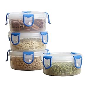 Amazon.com: Hefty Clip Fresh Food Storage Container - 4 pack - 1.4 Cups ...