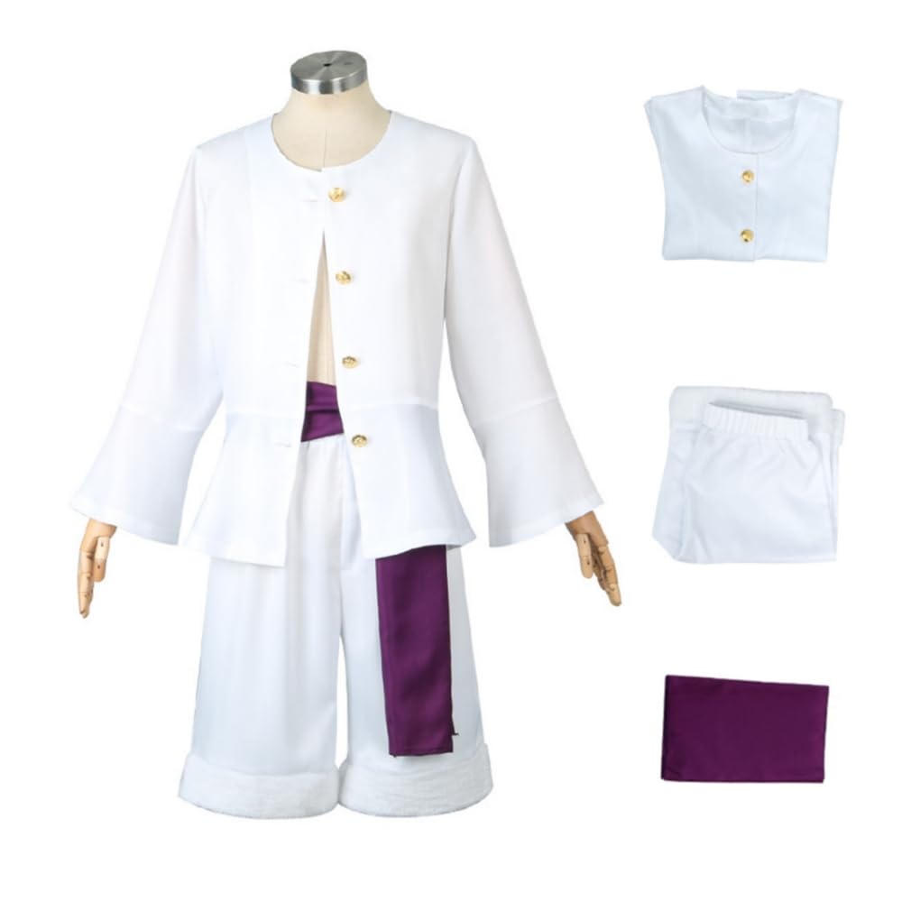 GWOKDAN Men Cosplay Costume Anime Uniform Tops and Shorts Halloween ...