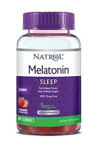 Natrol Melatonin Gummies Strawberry flavor, 5mg, 60 Count in Dubai ...