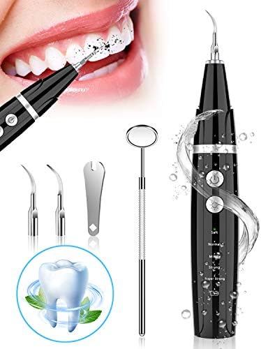 Ultrasonic Tooth Cleaner - Plaque Remover for Teeth Remove Teeth Stain ...