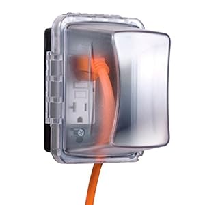 Taymac MM710C Weatherproof Single Outlet Cover Outdoor Receptacle ...