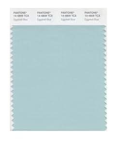 PANTONE Smart 14-4809X Color Swatch Card, Eggshell Blue - House Paint ...
