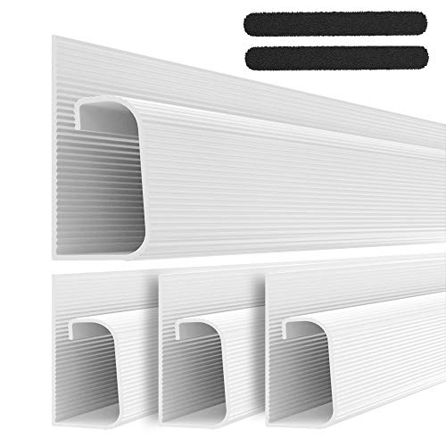J Channel Cable Raceway Kit - Computer Desk Cable Management System ...