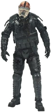 McFarlane Toys The Walking Dead TV Series 4 Riot Gear Gas Mask Zombie ...