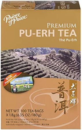 Prince of Peace Premium Pu-Erh Tea with 100 Tea Bags - 3 Pack price in ...