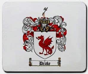 Amazon.com: Drake Family Shield / Coat of Arms Mouse Pad : Office Products
