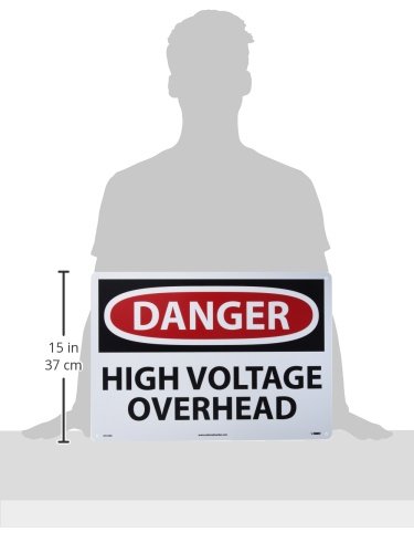 Black/Red on White Legend DANGER NMC D553AD OSHA Sign 28 Length x 20 ...