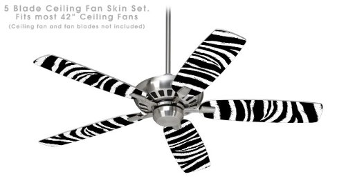 Zebra Ceiling Fan Stickers