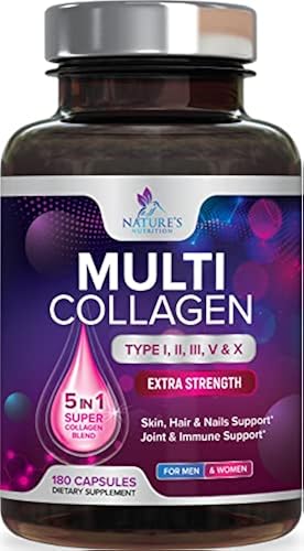 Multi Collagen Complex - Type I, II, III, V, X, Grass Fed & Non-GMO ...