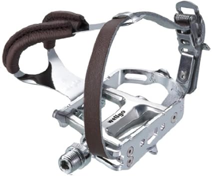 Wellgo Fixies Pedal for Fixies Bikes with Foot Basket and leather ...