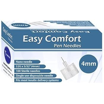 Amazon.com: Easy Comfort Pen Needles 32G (4 mm) (300): Health ...