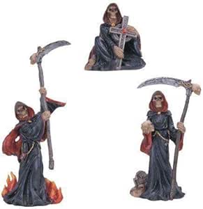 Amazon.com: Miniature Grim Reaper Collectible Figure, 2.75-inch (1-pc ...