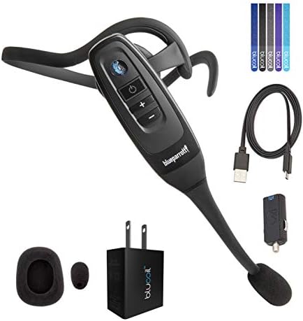 BlueParrott C400-XT Voice-Controlled Bluetooth Wireless Headset with 96 ...