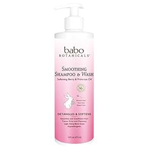 Amazon.com: Babo Botanicals Smoothing Shampoo and Wash, Berry Primrose ...