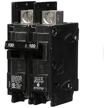 Siemens BQ2B100L 100-Amp Double Pole 120/240-Volt 10KAIC Lug In/Lug Out ...
