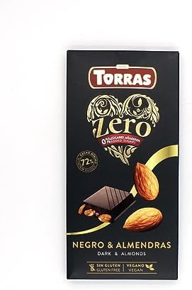 Torras Zero No Added Sugar Chocolate with Almond 150g price in Saudi ...