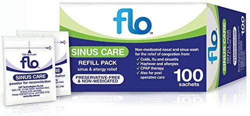 FLO Sinus Care Refill Pack - 100 Sachets: Amazon.com.au: Health ...
