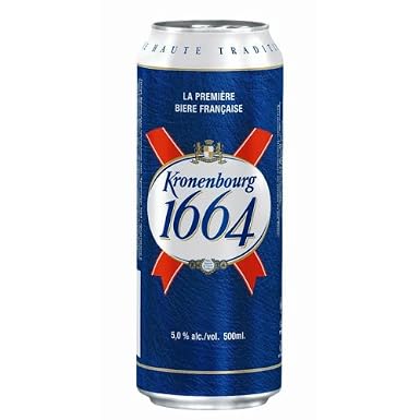 Kronenbourg 1664 Premium Lager (24 x 440ml Cans): Amazon.co.uk: Grocery