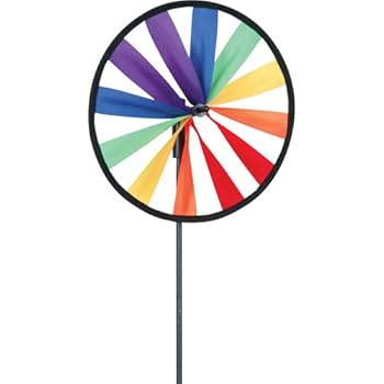 Amazon.com : Bold Innovations 21707 Wind Garden Rainbow Single Spinner ...