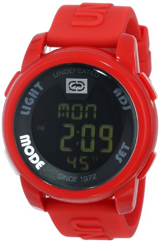 Marc Ecko Men's E07503G4 20-20 Digital Red Resin Strap Watch in ...