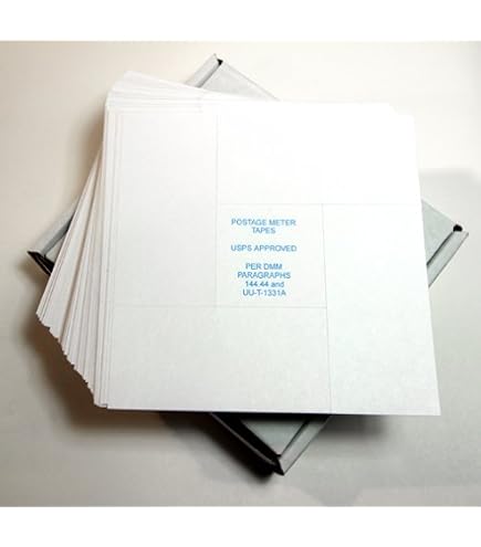 Postage Meter Labels Premium Adhesive/Bright White 600 Pinwheel Tapes ...