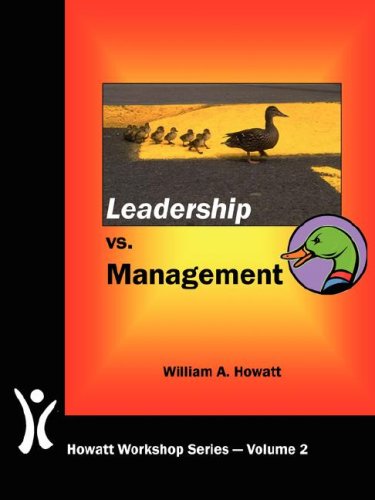 Leadership vs.Management: Howatt, William A.: 9781894338615: Amazon.com ...