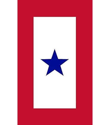 Amazoncom Blue Star Military Flag