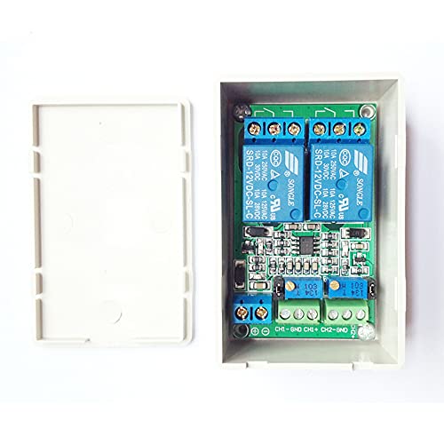 Taidacent 2 Channel/2CH/2 Way LM393 Voltage Comparator PCB Module DC 5V 12V 24V Option (5V) in ...