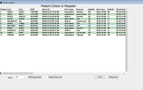 Impresario Medical PATIENT CHECK IN Software Single PC for Windows 7,8 ...