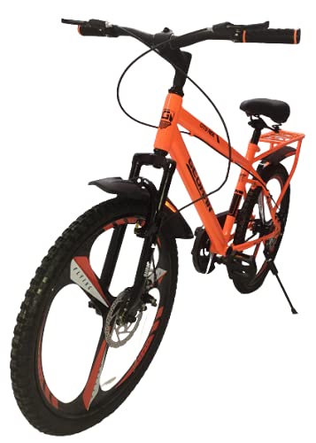 Geoman Mountain MTB Bike 24T Single Speed Carrier Cycle 3Spoke Alloy ...