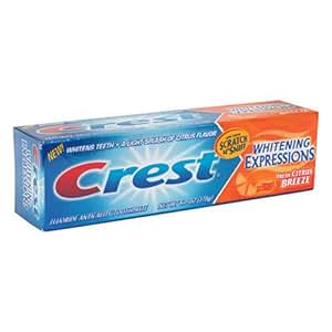 Amazon.com : Crest Fluoride Anticavity Toothpaste Fresh Citrus Breeze ...