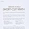 Short-Cut Math: Kelly, Gerard W.: 9780486246116: Amazon.com: Books