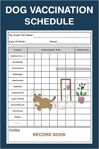 puppy shot record booklet - Mi Paterson