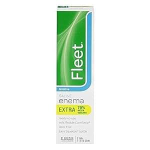 Amazon.com: Fleet Saline Laxative Enema 7.8 oz (Pack of 12): Health ...