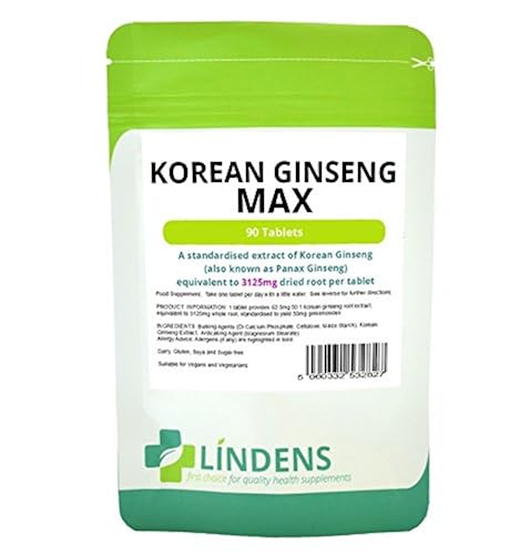 Korean Ginseng Max Double Pack 180 Tablets 50mg Ginsenosides Natural ...
