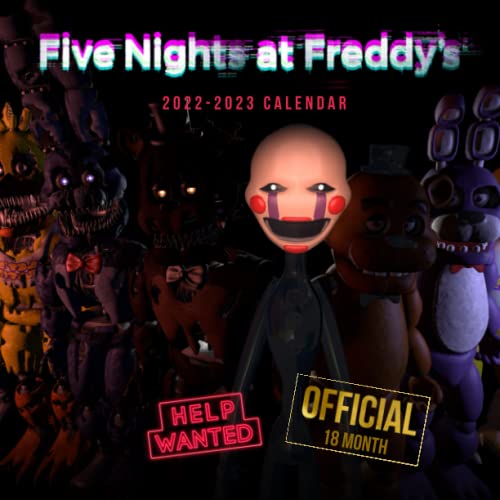 FNAF: OFFICIAL 2022 Calendar - Video Game calendar 2022 - FNAF -18 ...